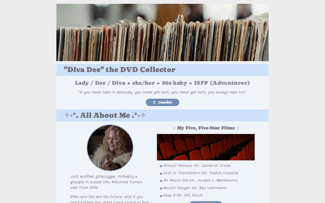 in my ears and in my eyes